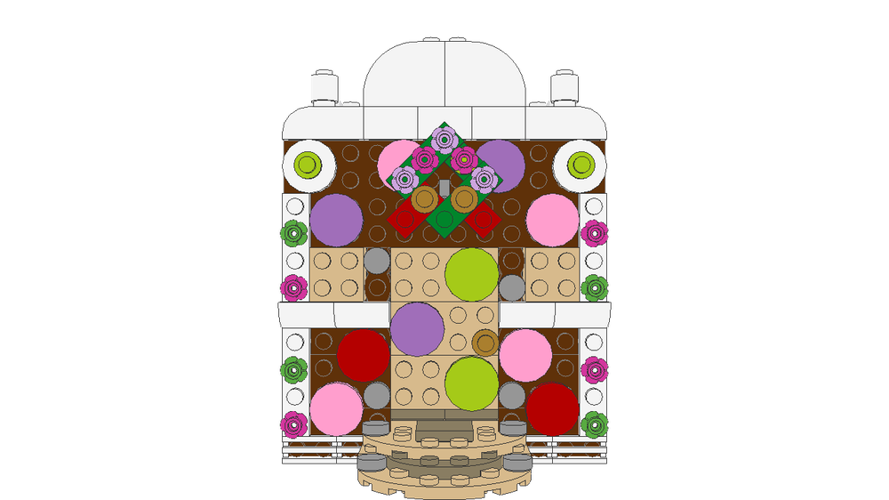 LEGO MOC 11005 Gingerbread House by julien1001 | Rebrickable - Build ...