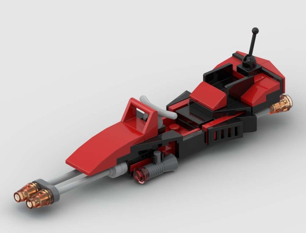 LEGO MOC M-Tron hover bike by KrazyYohan | Rebrickable - Build with LEGO