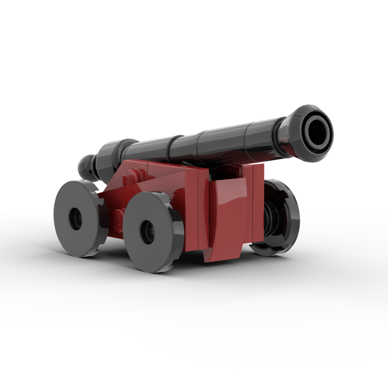 LEGO MOC Pirate Cannon by BrickFLIC | Rebrickable - Build with LEGO