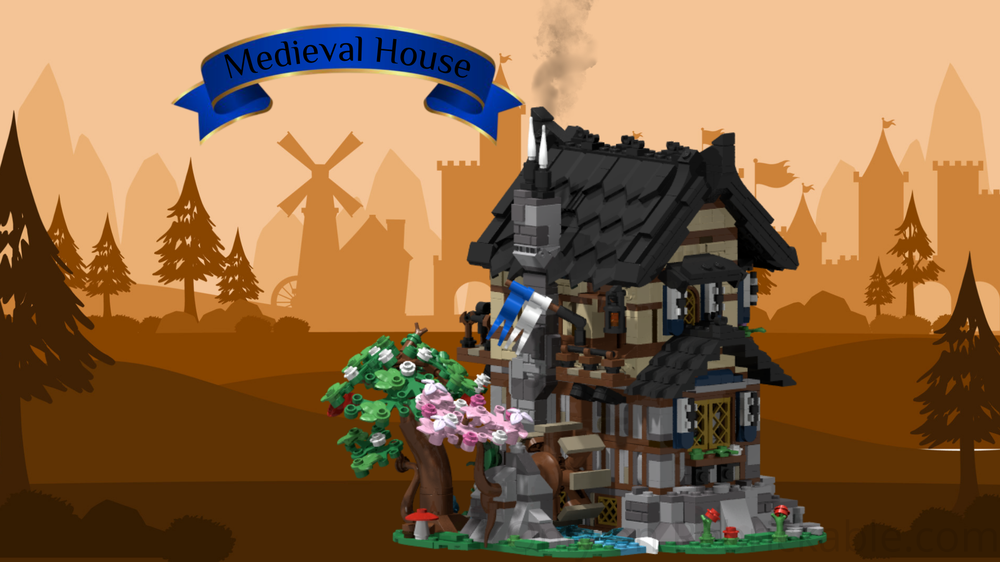 LEGO MOC-203818 Medieval House by Mr.Snicker | Rebrickable - Build with ...