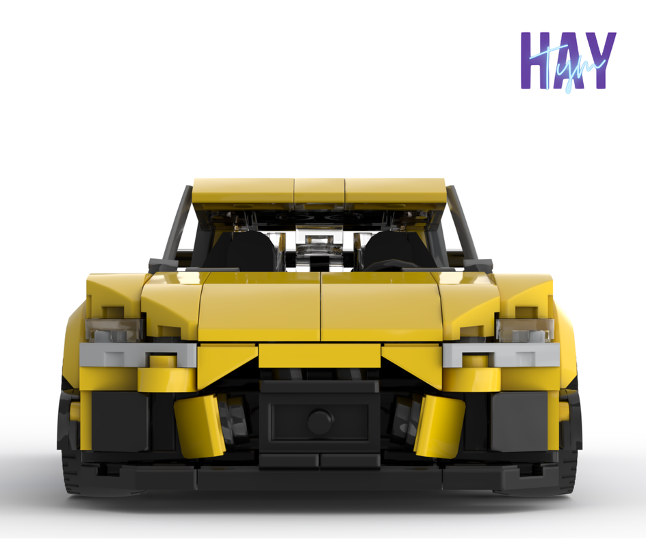 LEGO MOC Audi R8 V10 GT (Yellow) by TymHay | Rebrickable - Build with LEGO