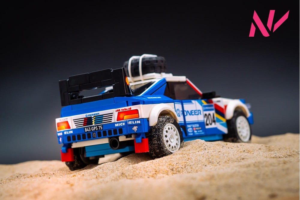 LEGO MOC-203822 Peugeot 405 T16 Grand Raid by NV Carmocs | Rebrickable ...