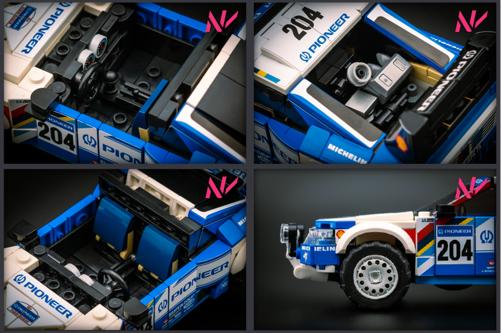 LEGO MOC-203822 Peugeot 405 T16 Grand Raid by NV Carmocs | Rebrickable ...