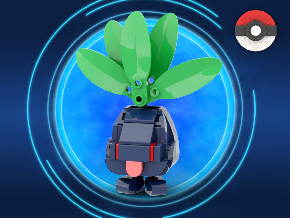 LEGO MOC Oddish - Pokemon by Agilinzzz | Rebrickable - Build with LEGO