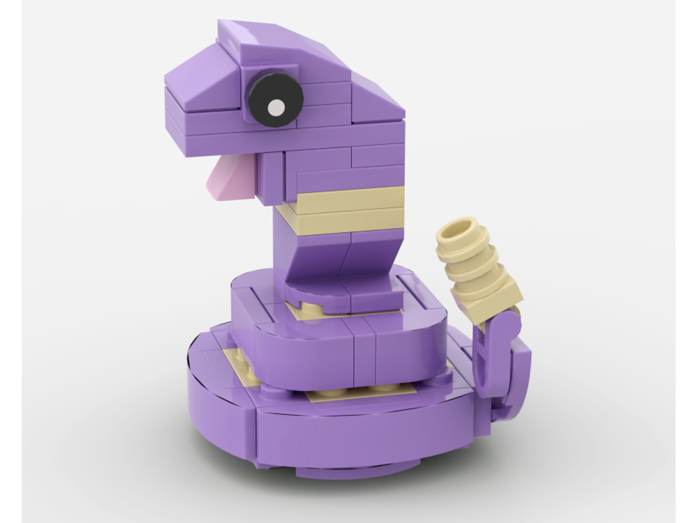 Lego Moc Ekans Pokemon By Agilinzzz Rebrickable Build With Lego