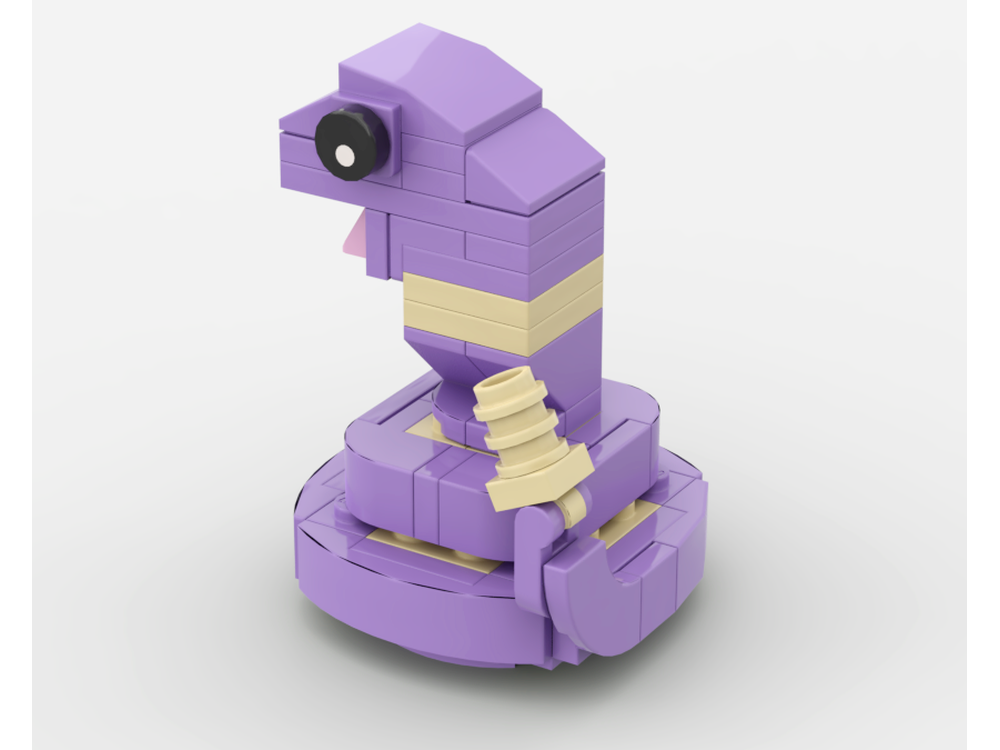 Lego Moc Ekans Pokemon By Agilinzzz Rebrickable Build With Lego