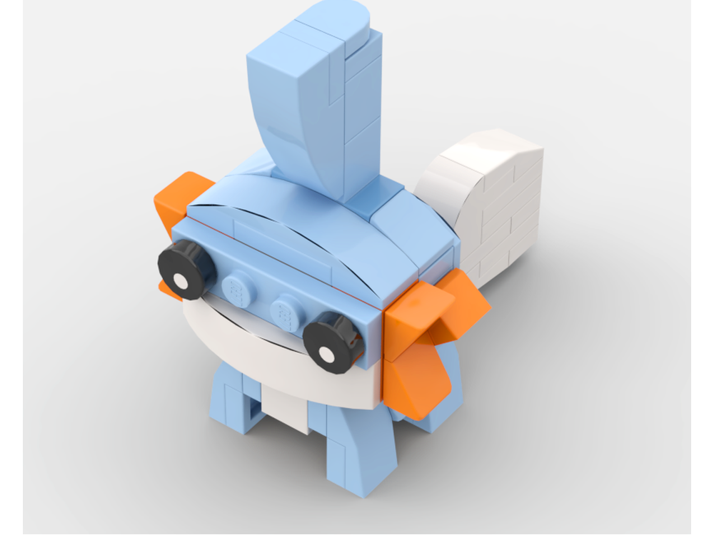 Lego Moc Mudkip Pokemon By Agilinzzz Rebrickable Build With Lego