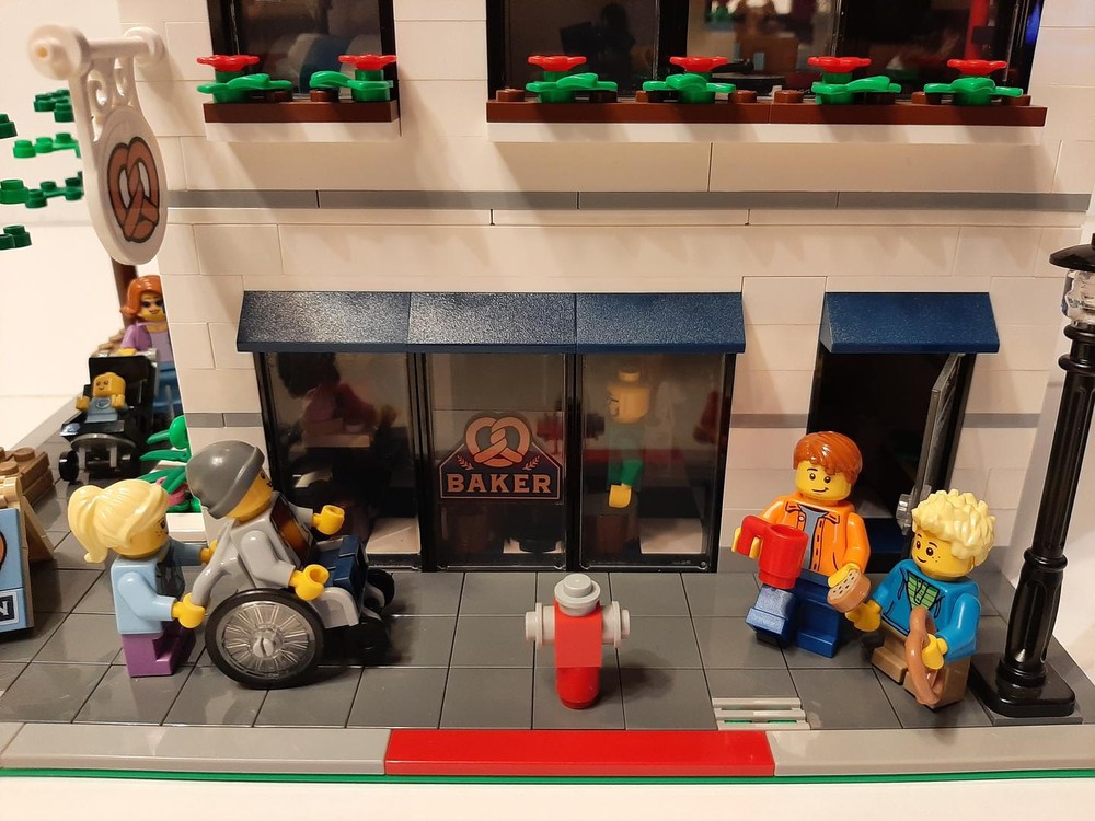 LEGO MOC The Baker Cafe by earth_girl | Rebrickable - Build with LEGO