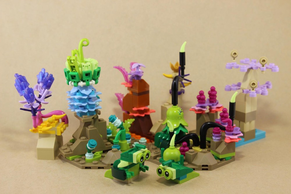 LEGO MOC Alien Garden by sunfire | Rebrickable - Build with LEGO