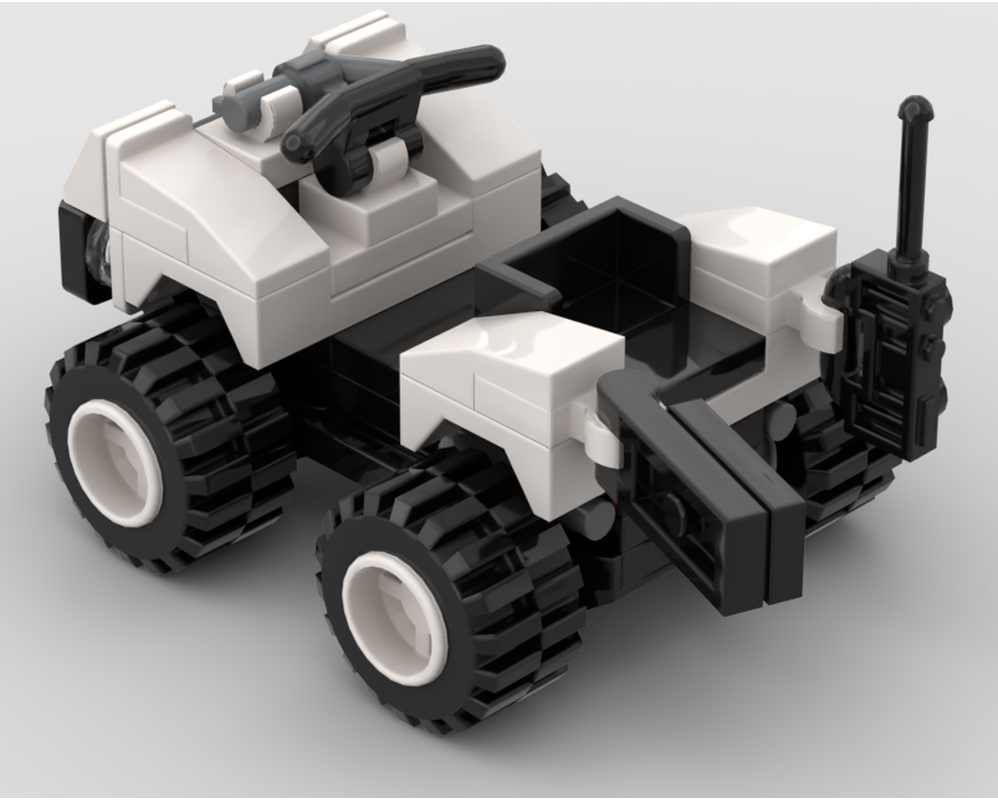 LEGO MOC Patrol ATV by Total_Rebrick | Rebrickable - Build with LEGO