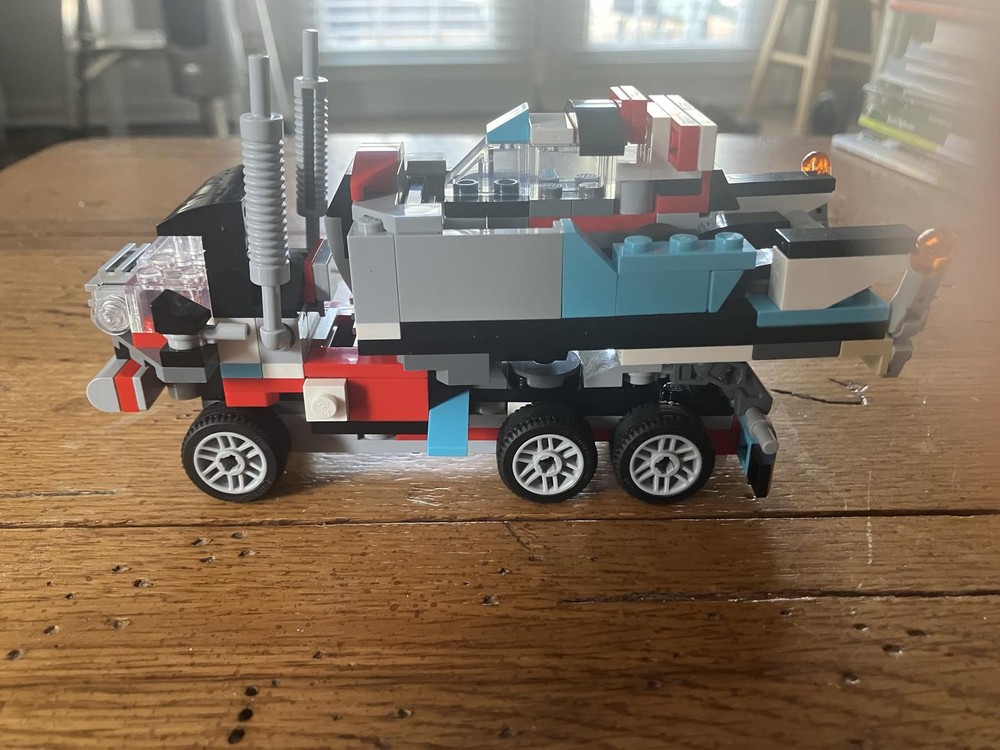 LEGO MOC Mini Car Transporter by Turret | Rebrickable - Build with LEGO