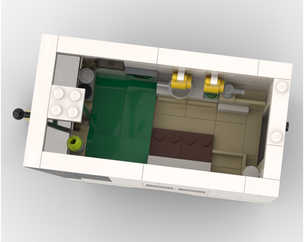 LEGO MOC Vintage Camper by ORBcreations | Rebrickable - Build with LEGO