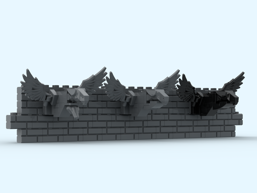 Lego Moc Falcon Gargoyle By Alphonse42 Rebrickable Build With Lego