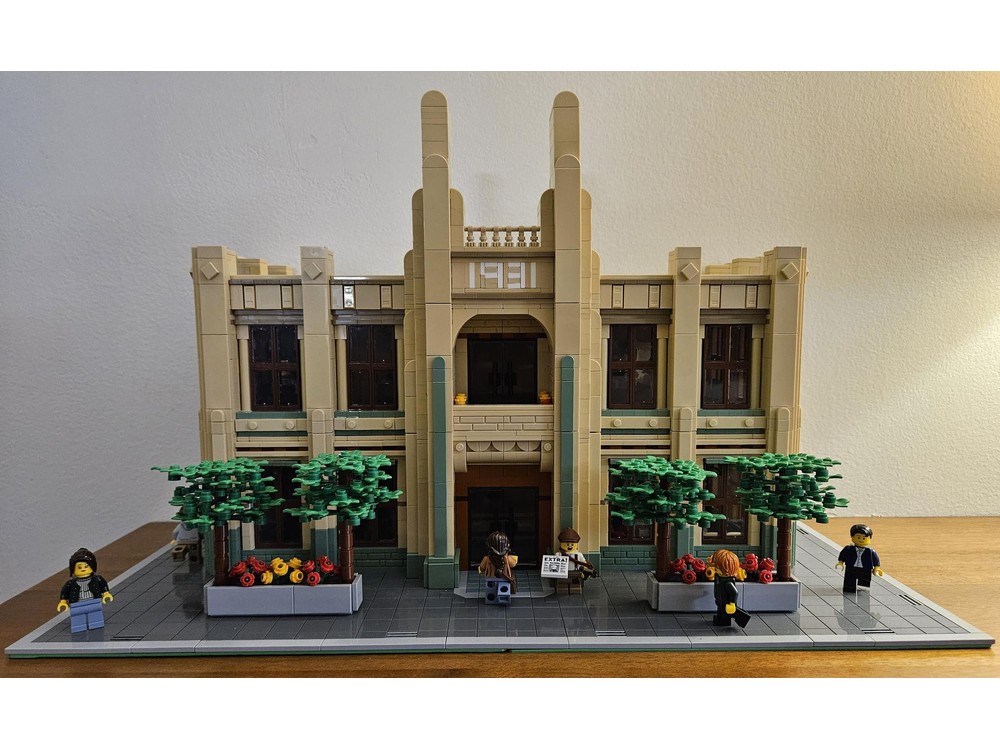 LEGO MOC-203868 Lego City Times Building by Turtle Time Bricks ...