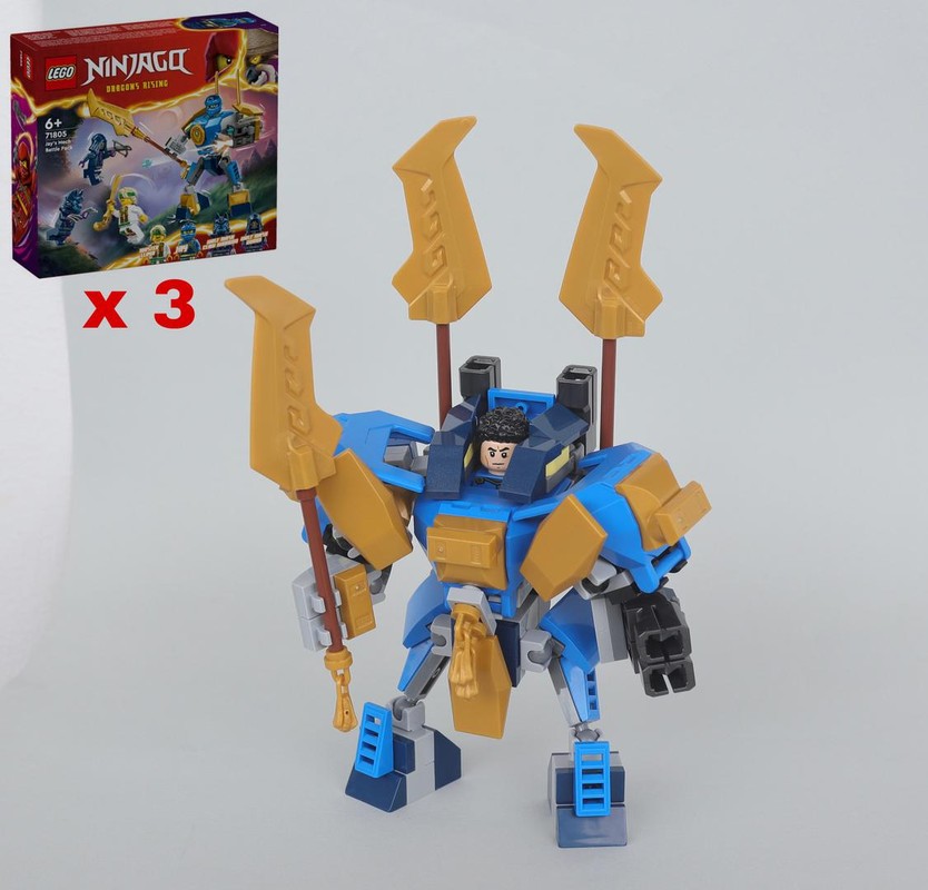 LEGO MOC Warhammer style mech (71805 Jay's Mech battle pack alternate ...