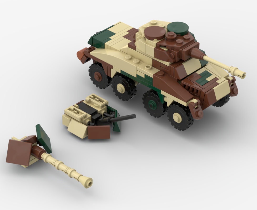 LEGO MOC LEGO ww2 Sdkfz 234 (1/2/4 versions) 1:45 scale by Romainww2 ...