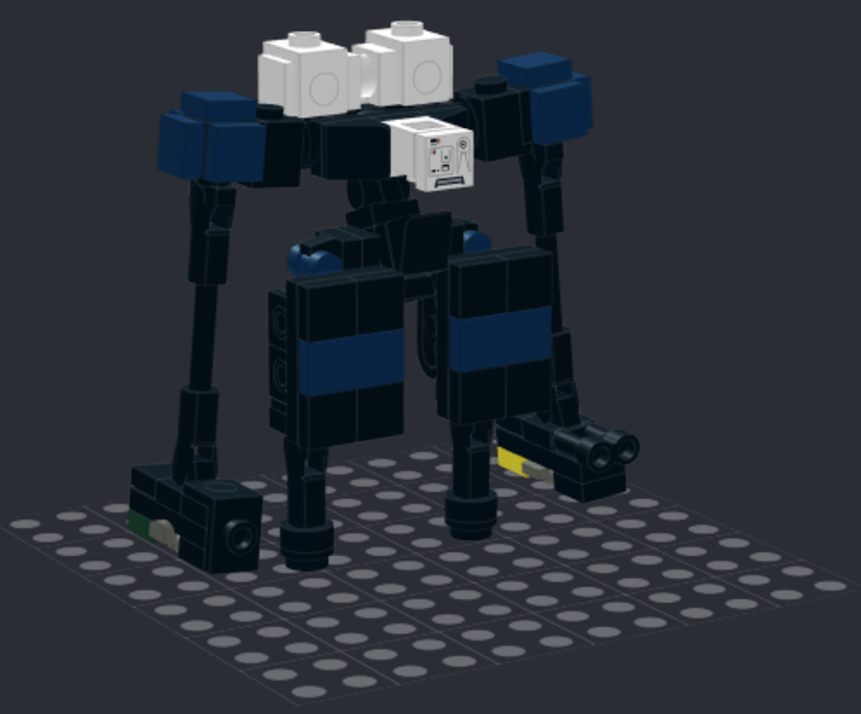 LEGO MOC Navy Keloid Inspired SWAT Bot by rbg_ | Rebrickable - Build ...