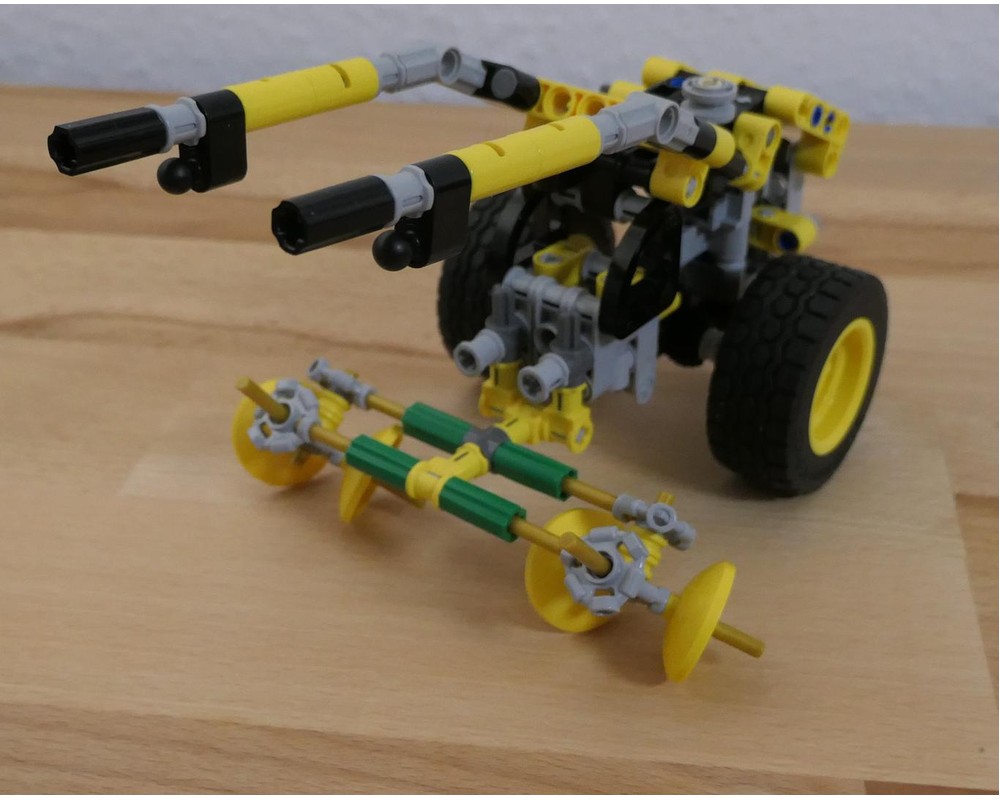 Lego Moc 40747 Disc Heap Plow For Single Axle Tractor 13 By Larsagri