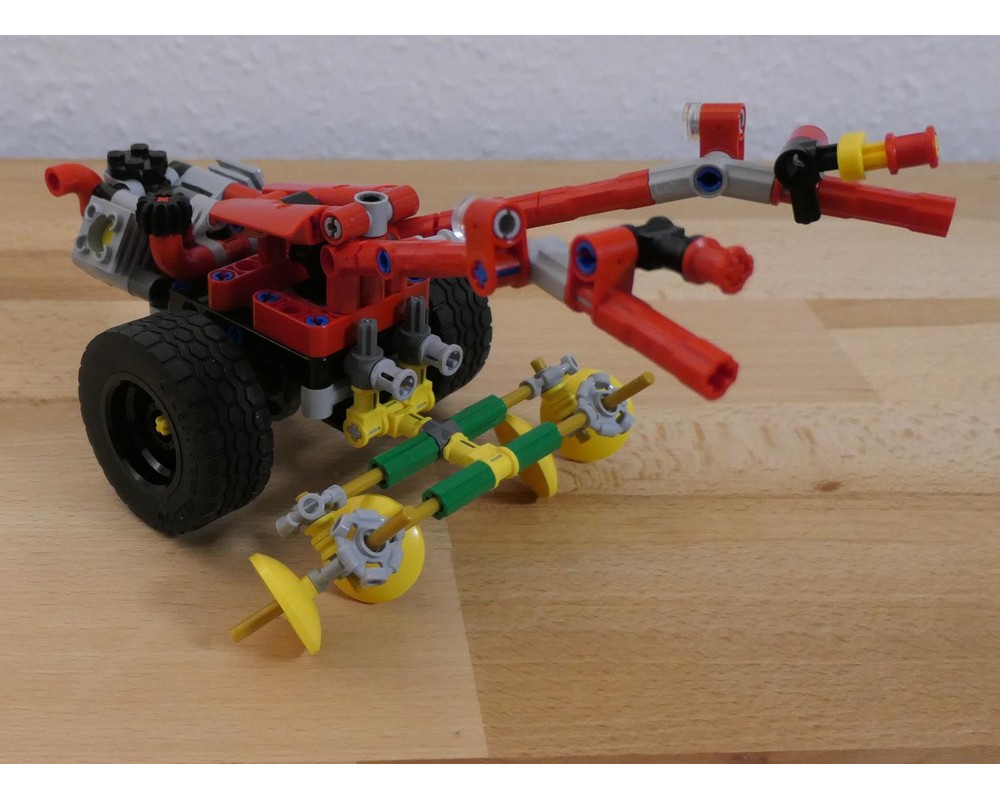 Lego Moc 40747 Disc Heap Plow For Single Axle Tractor 13 By Larsagri