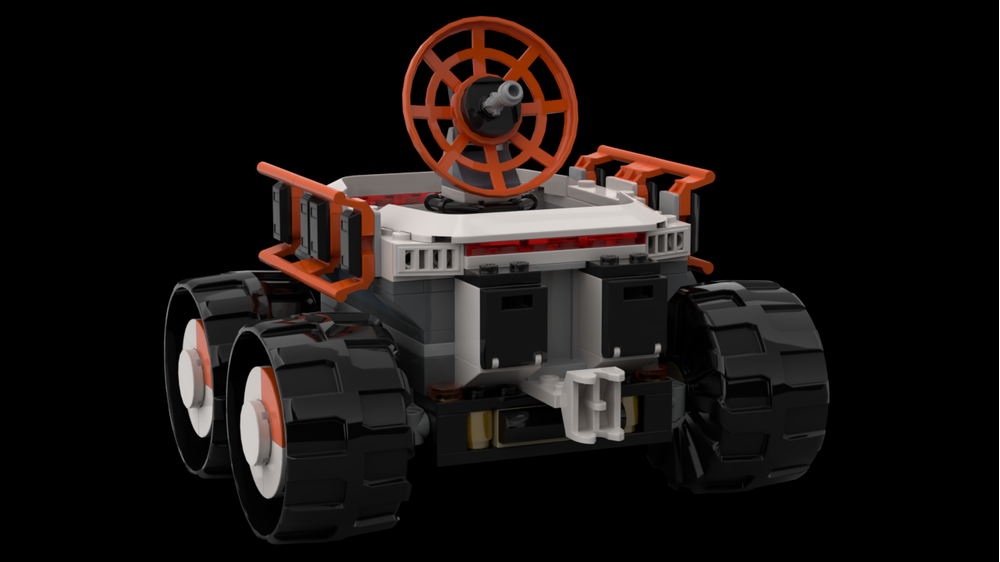 LEGO MOC City Space: Command Rover (60434) ADDITIONAL Trailer and Moon ...