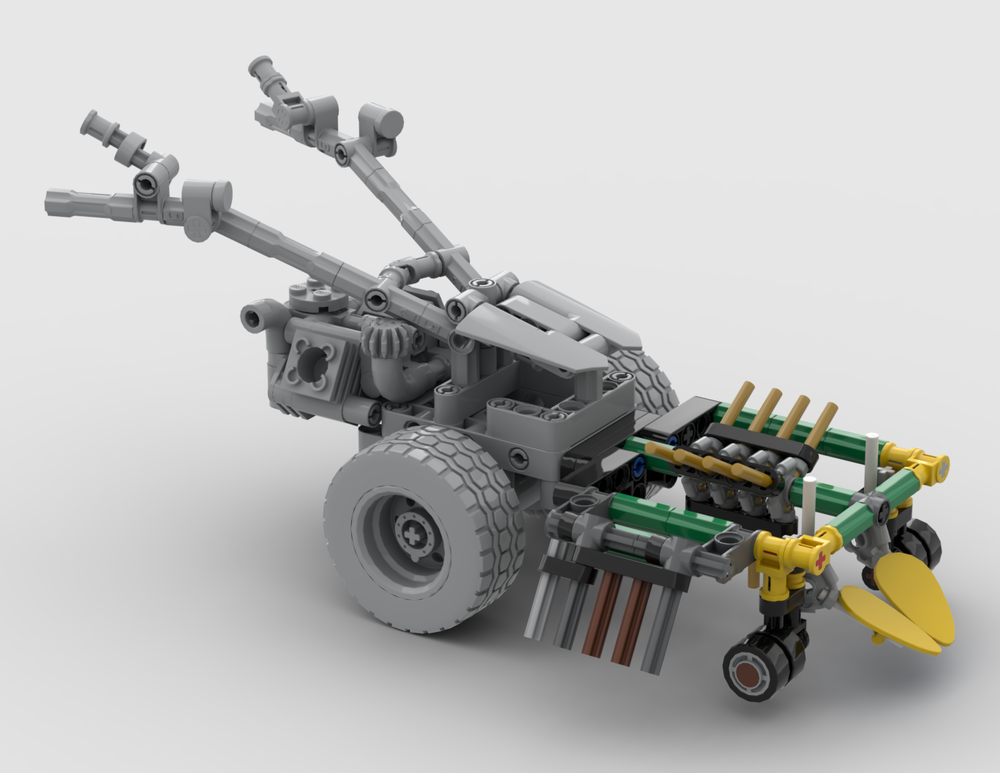 LEGO MOC Centrifugal Potato Harvester for Single-Axle Tractor #14 by ...
