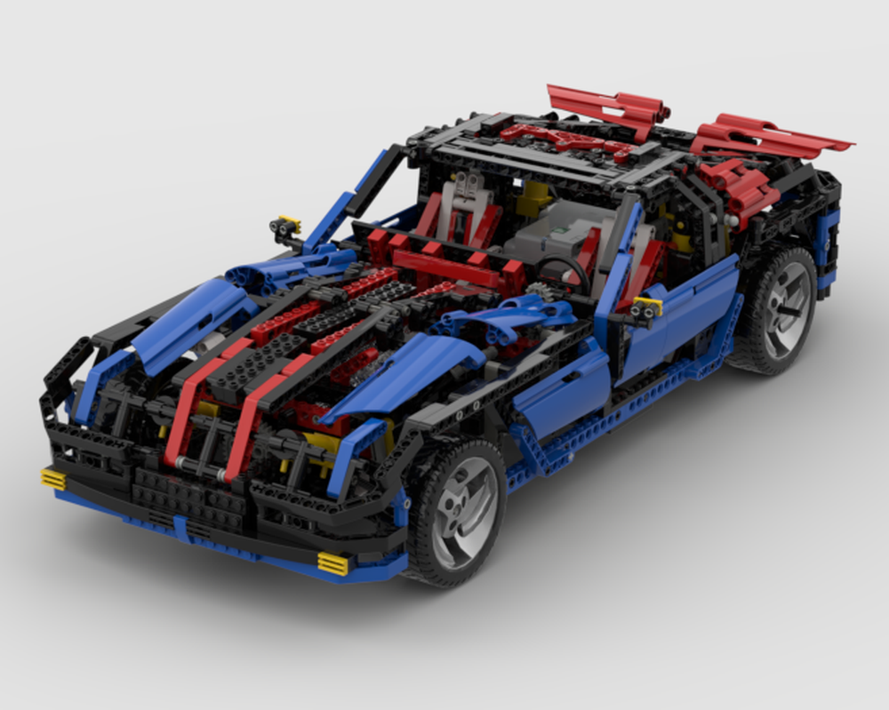 LEGO MOC Viper Inspired Sportscar by farlowj | Rebrickable - Build with ...