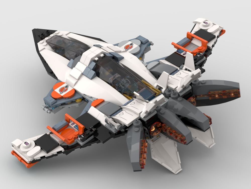 LEGO MOC Interstellar Spaceship 60430 x2 Version 2 by sgtscoopy ...