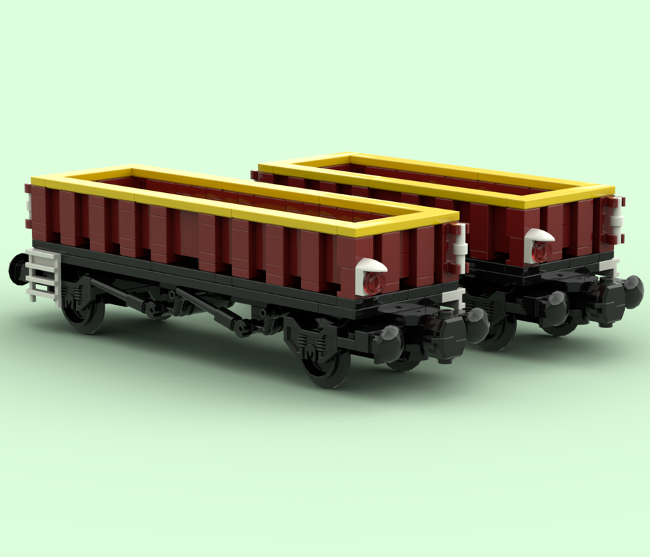 LEGO MOC Coalfish Wagons by Wacky | Rebrickable - Build with LEGO