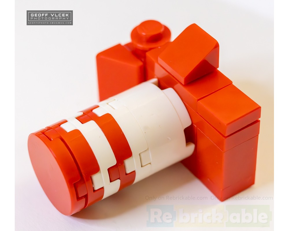 LEGO MOC Pocket Size Mirrorless SLR (red) by geoffvphoto | Rebrickable ...