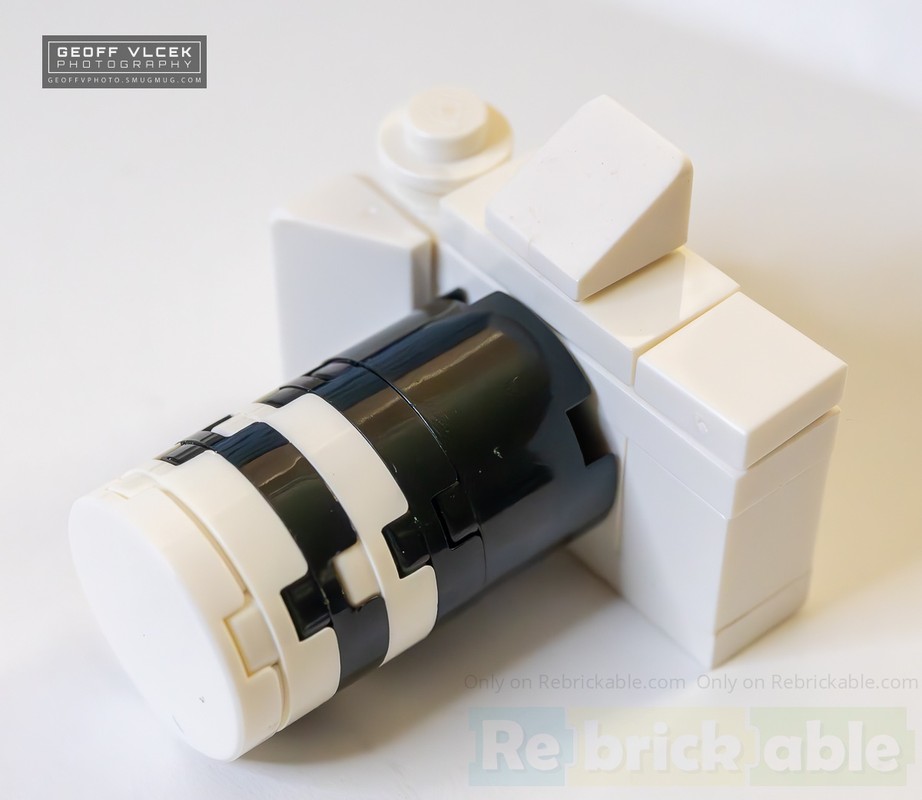 LEGO MOC Pocket Size Mirrorless SLR (white) by geoffvphoto ...