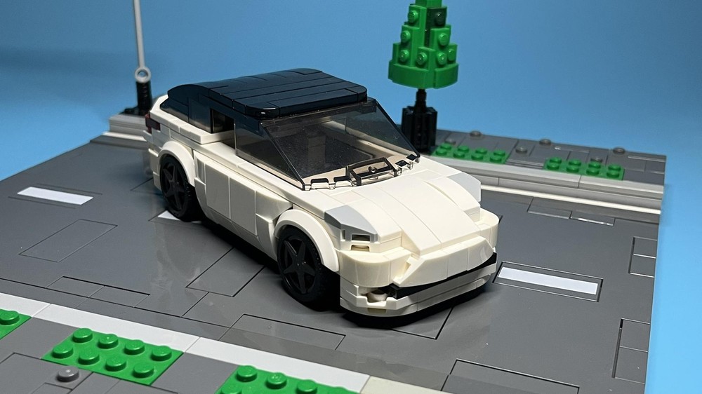 LEGO MOC Tesla Model 3 7 stud by ZealotLego | Rebrickable - Build with LEGO