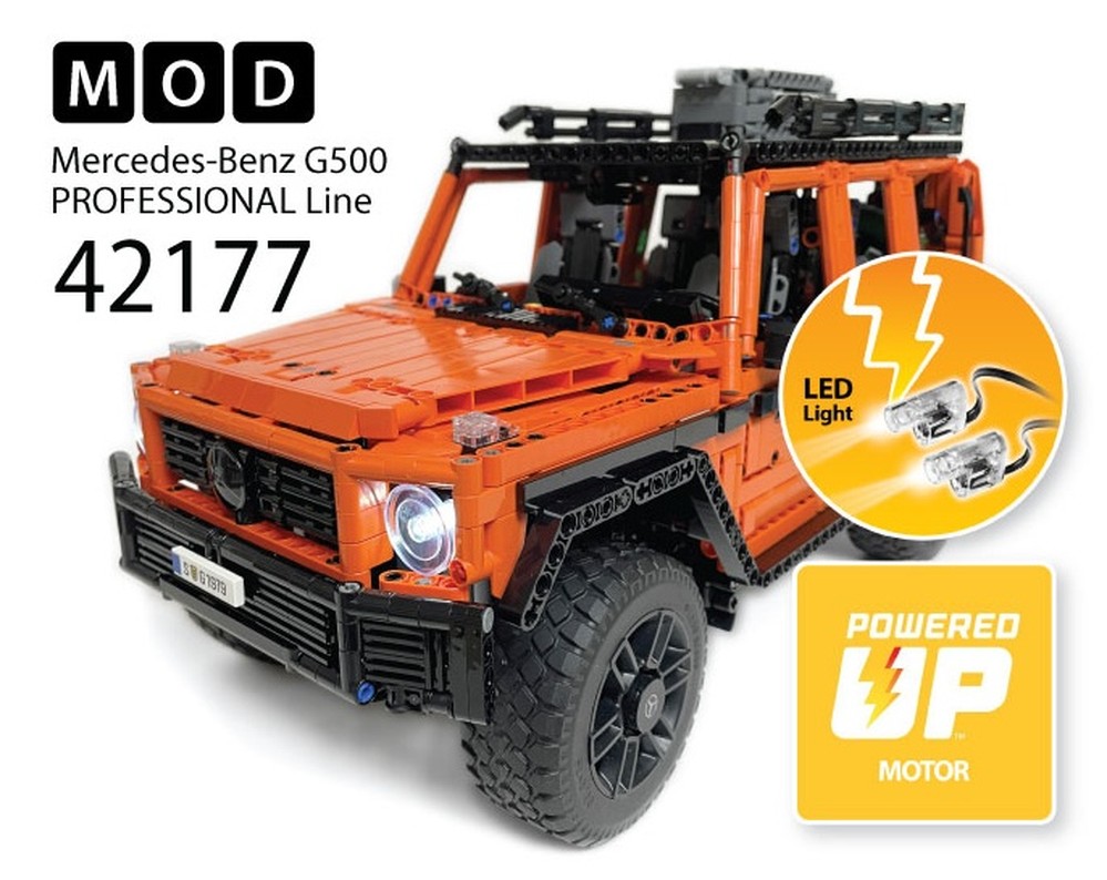 LEGO MOC 42177 Mercedes-Benz G500 PROFESSIONAL Line RC MOD for Powered ...
