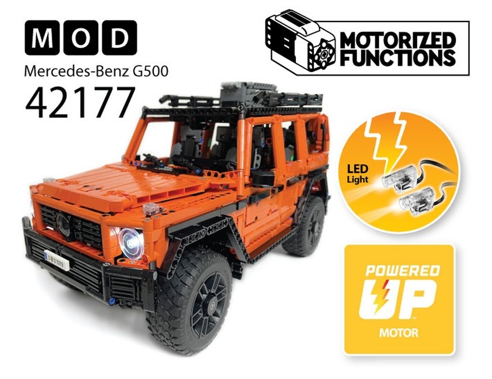 LEGO MOC-203945 42177 Mercedes-Benz G500 PROFESSIONAL Line RC MOD for ...