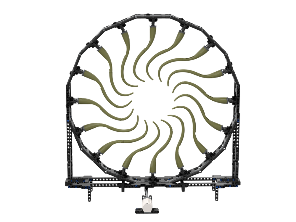 LEGO MOC Tentacle kinetic sculpture by jemunoz0 | Rebrickable - Build with LEGO