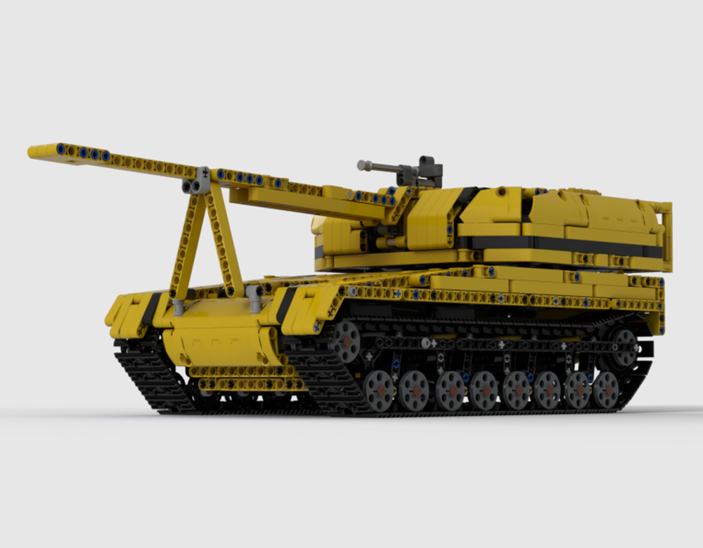 LEGO MOC RC Tank (Self-Propelled Howitzer) by mechahn | Rebrickable ...
