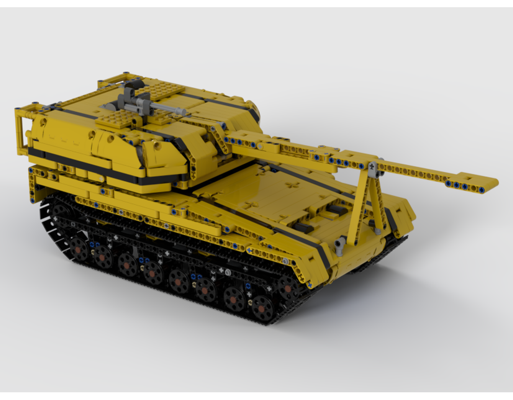 Lego Moc Rc Tank Self Propelled Howitzer By Mechahn Rebrickable