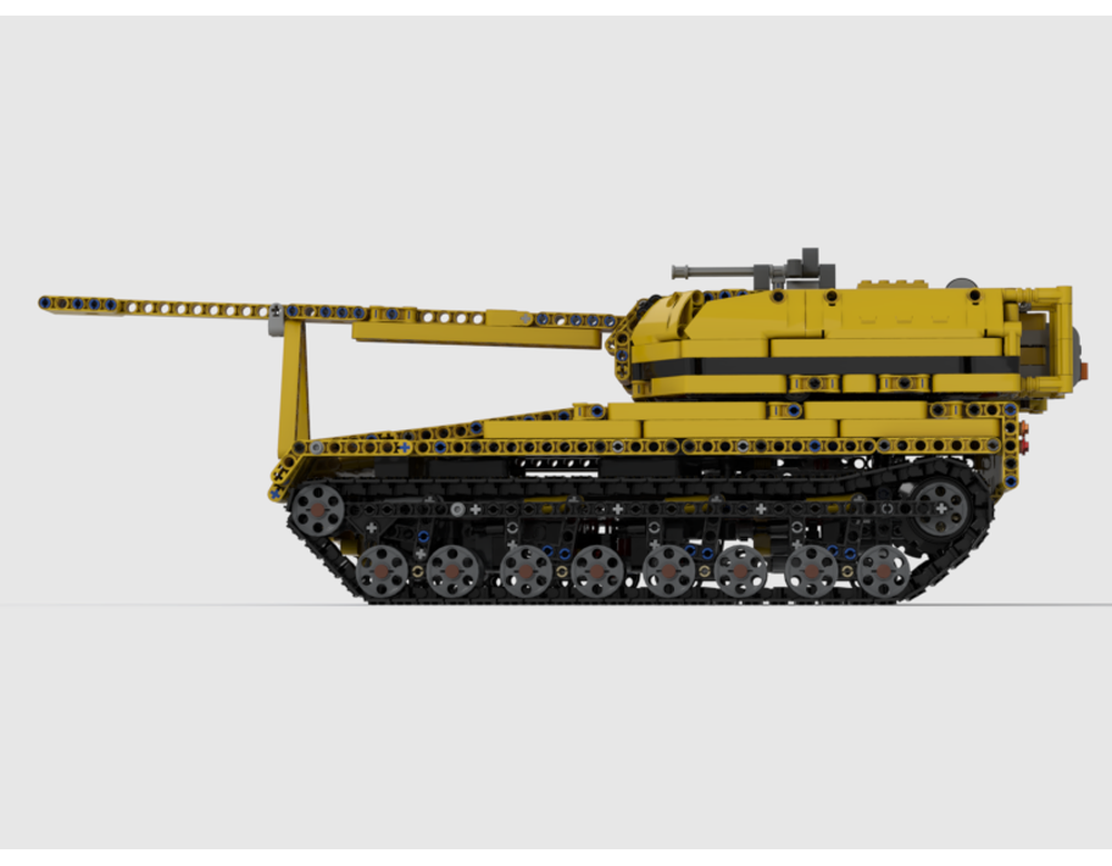 LEGO MOC RC Tank (Self-Propelled Howitzer) by mechahn | Rebrickable ...