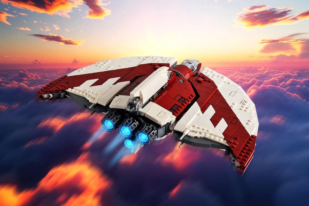 LEGO MOC T-6 Shuttle by EDGE OF BRICKS | Rebrickable - Build with LEGO