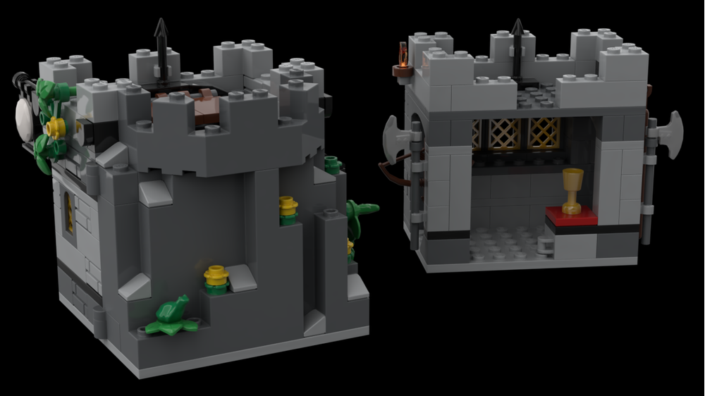 Lego Moc The Arrow Inn A Medieval Old Guard House By Watsonlego