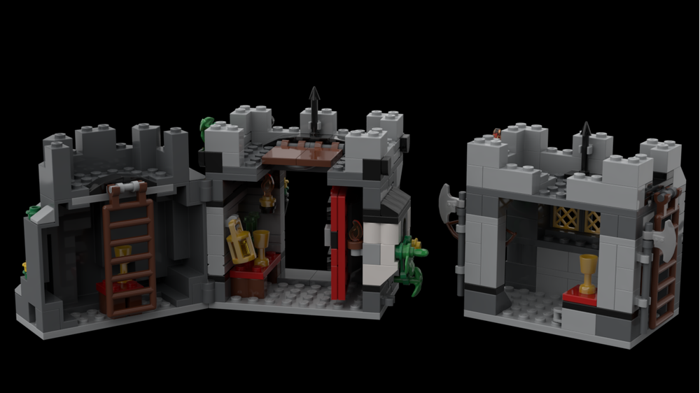 Lego Moc The Arrow Inn A Medieval Old Guard House By Watsonlego
