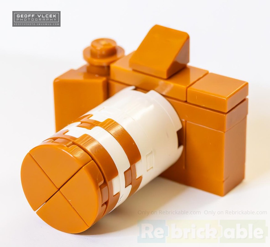 LEGO MOC Pocket Size Mirrorless SLR (dark orange) by geoffvphoto ...