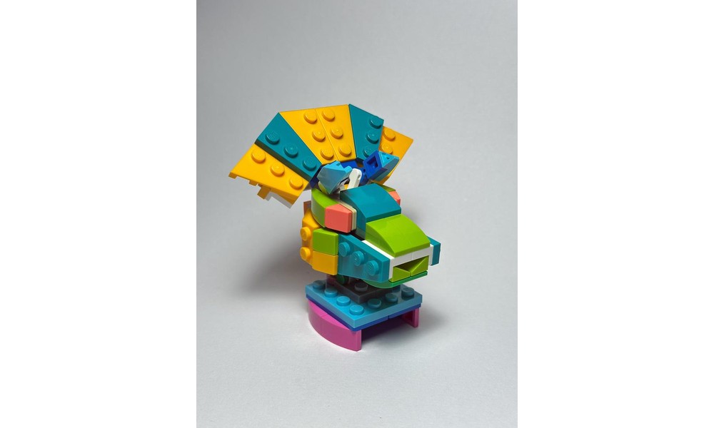 Lego Moc Triceratops Head By Akachi Rebrickable Build With Lego