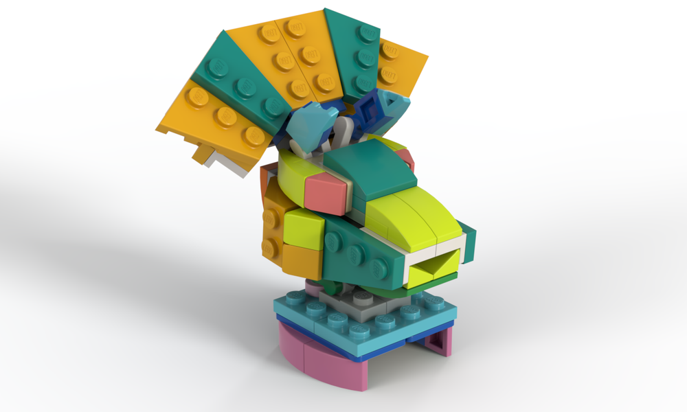 LEGO MOC Triceratop's head by akachi | Rebrickable - Build with LEGO