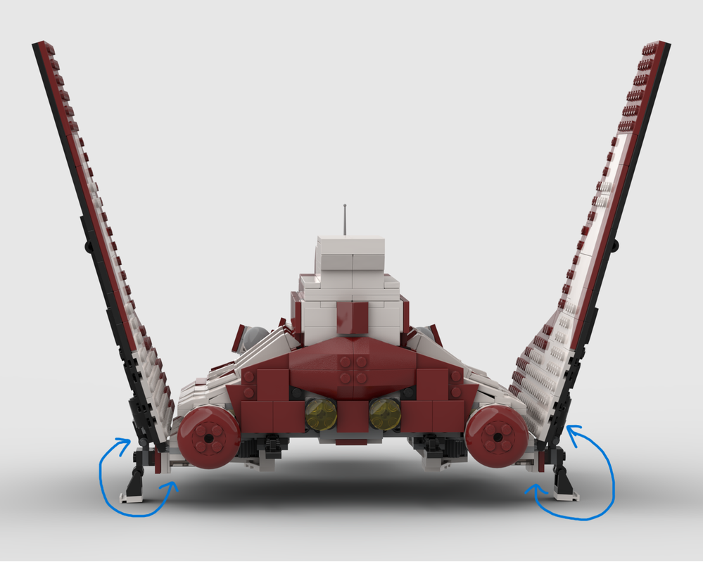 LEGO MOC 75333 + 75342 - Republic attack shuttle by Gravybrix ...
