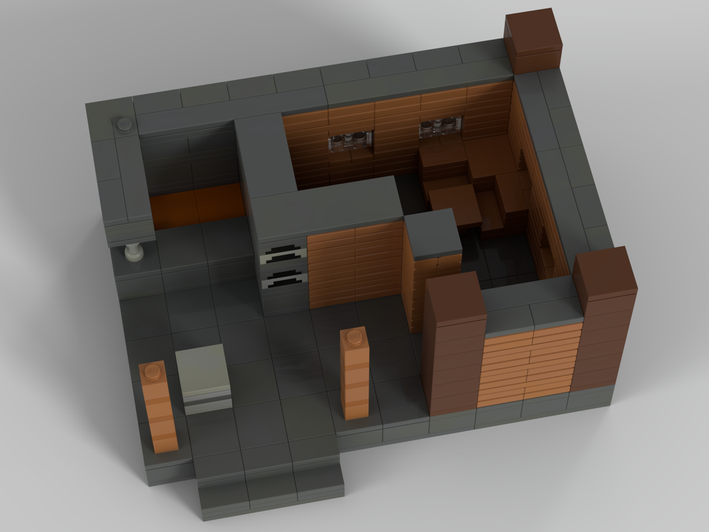 LEGO MOC Minecraft old style Blacksmith by Garlic_BreadJJ | Rebrickable ...