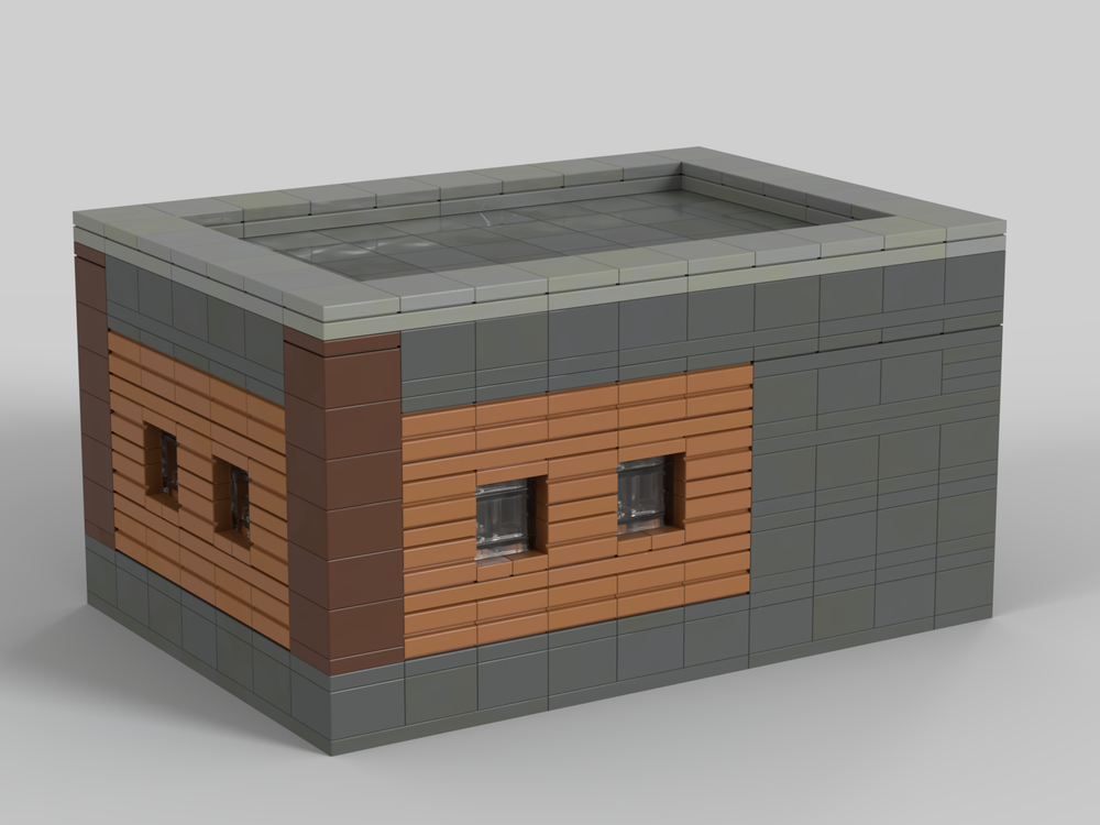 LEGO MOC Minecraft old style Blacksmith by Garlic_BreadJJ | Rebrickable ...