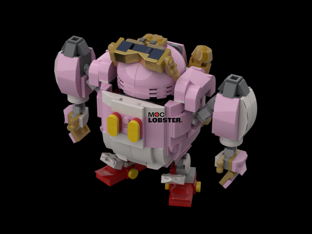 LEGO MOC Kirby Bot by Moc_Lobster | Rebrickable - Build with LEGO