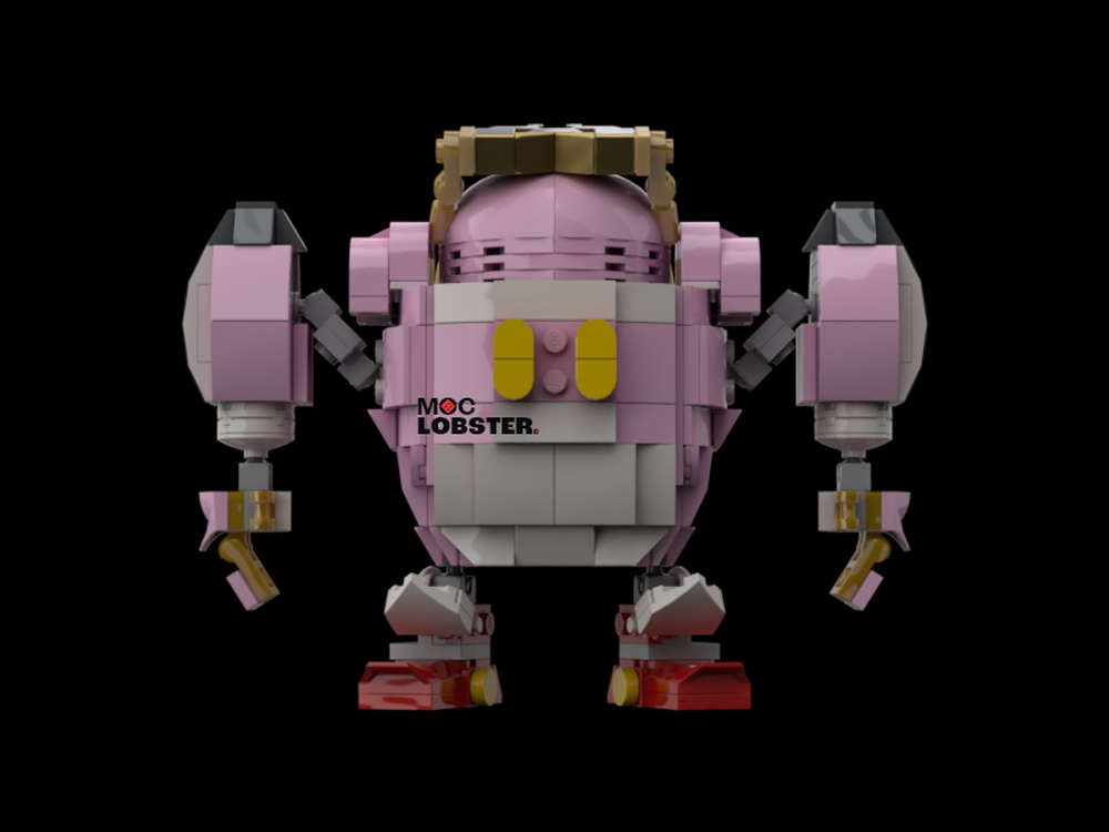 Lego Moc Kirby Bot By Moclobster Rebrickable Build With Lego