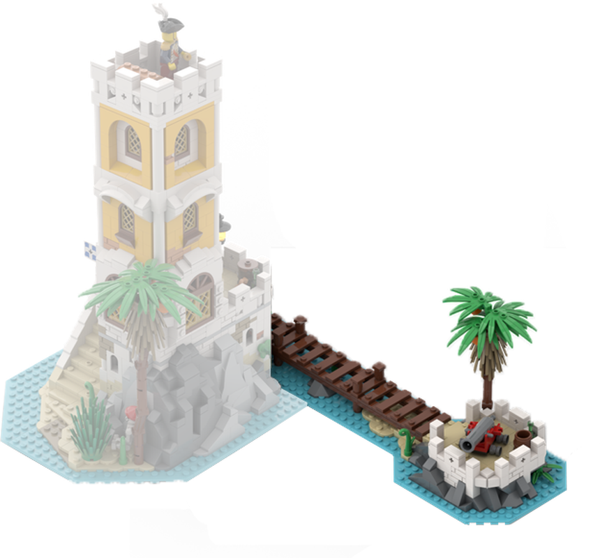 LEGO MOC Sabre Island Dock by Blastorm | Rebrickable - Build with LEGO