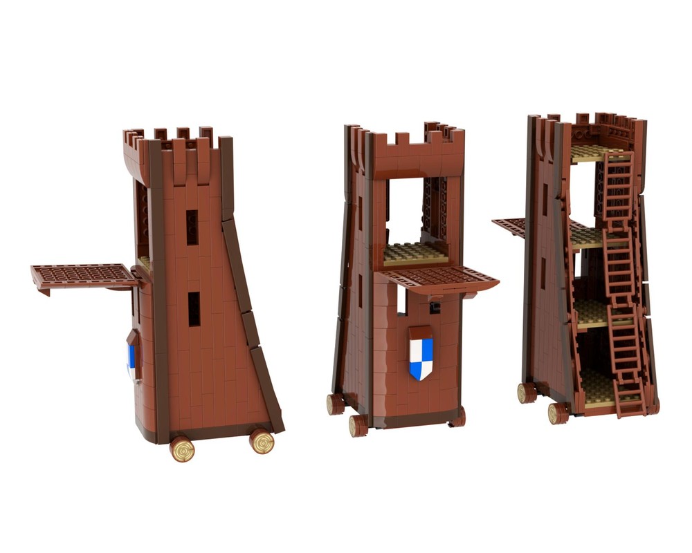LEGO MOC The Black Falcon Knights siege tower by felix.rebricks ...